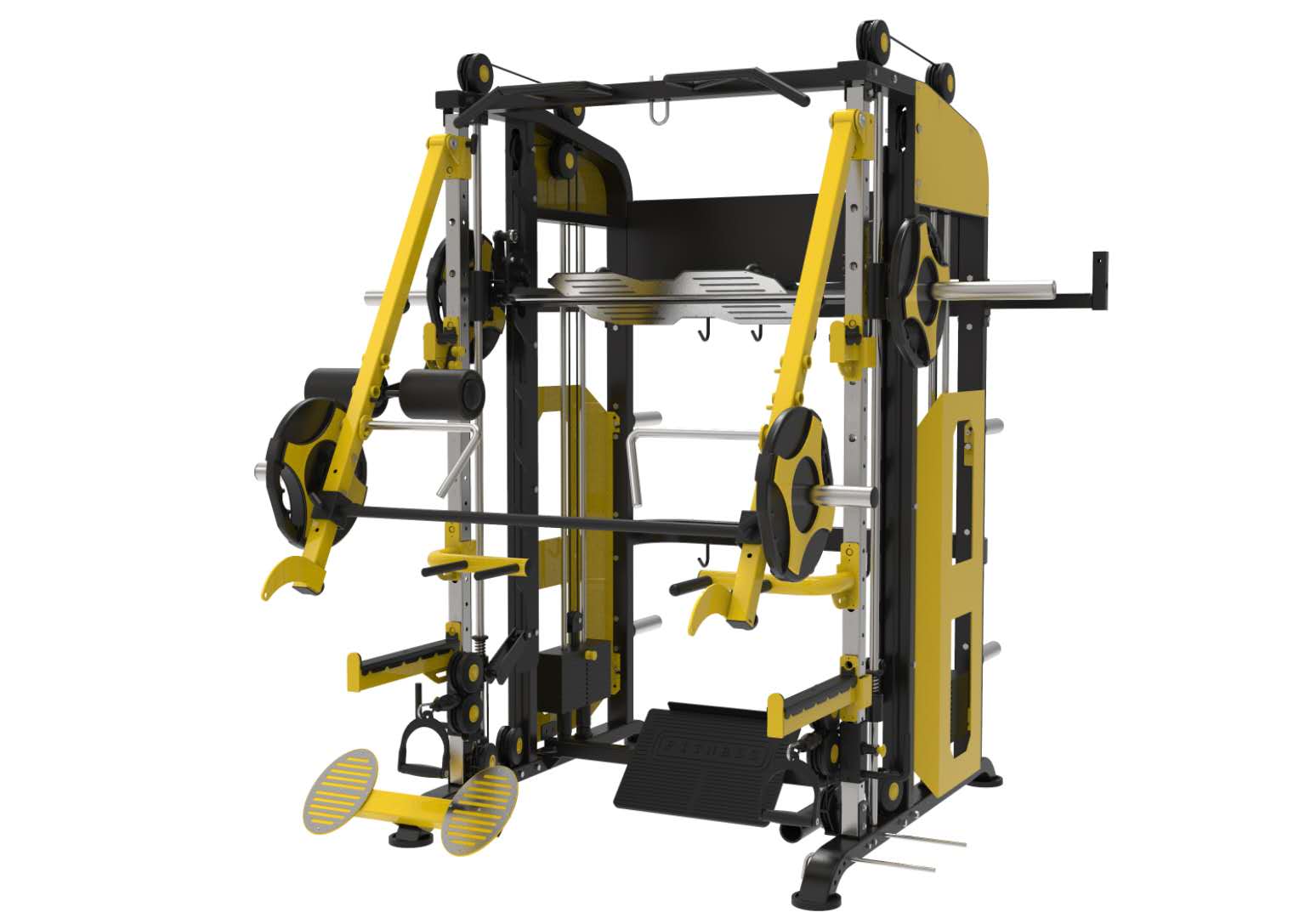 Machine de musculation "Smith machine T-REX" – Les enragés du sport